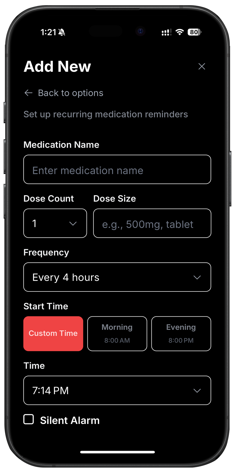 MyMed Alarms — Free Medication Reminder & Pill Tracker (No Sign-Up, Private)